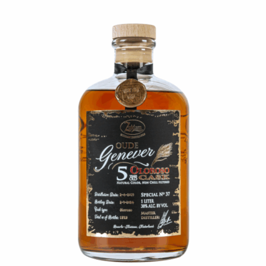 Zuidam Oude Genever 5 jaar Oloroso 100cl - Knol Slijterij Almelo